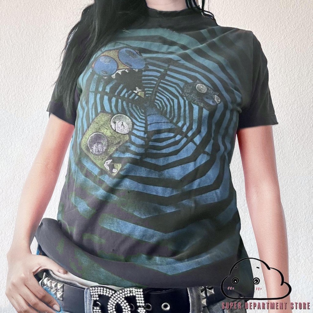 SUPER-Women Gothic Emo Tops Y2K Fairy Cyber Grunge T-Shirts Vintage ...