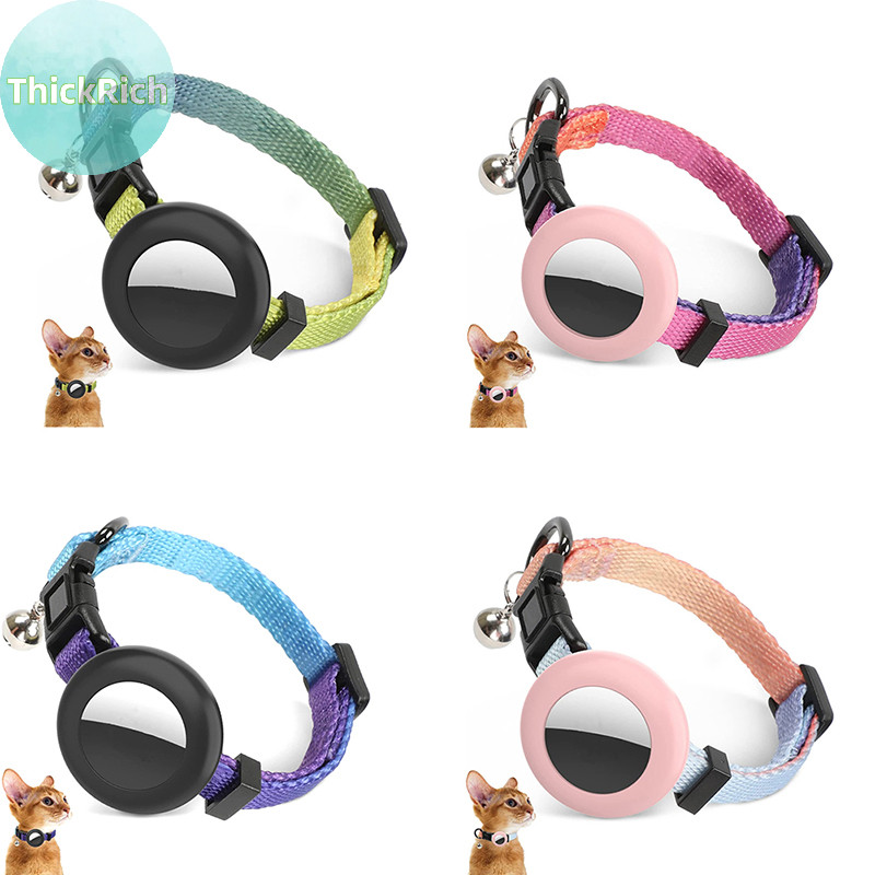 ThickRich Airtag Pets Collar Holder Rain Gradient Apple Airtag Case Dog ...