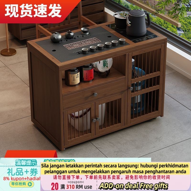 Get 7% coupon+gift】e Tea Table Small Tea Trolley Living Room Home Solid ...