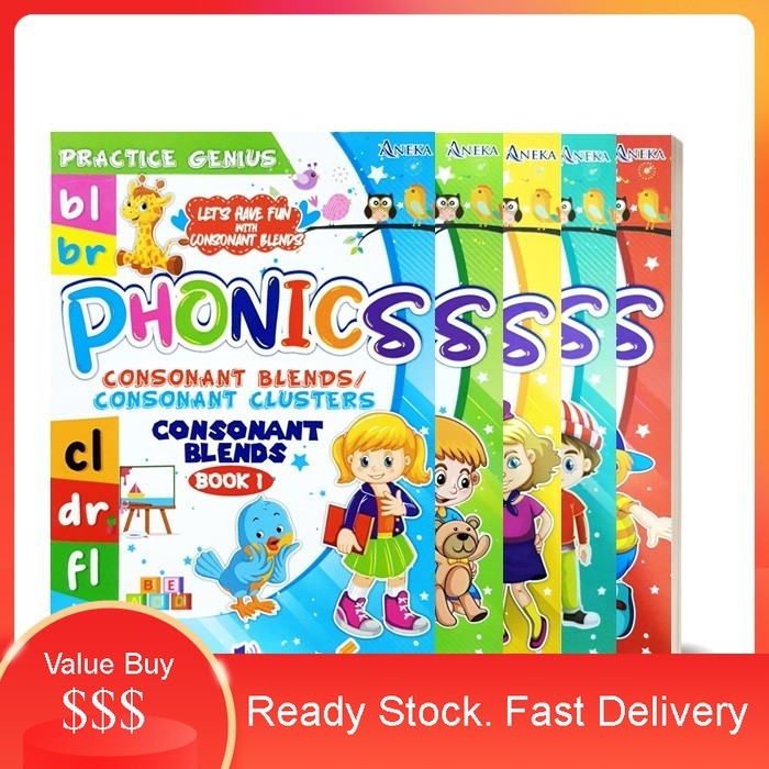 Practice Genius Let's Have Fun With Consonant Blends Phonics Consonant ...