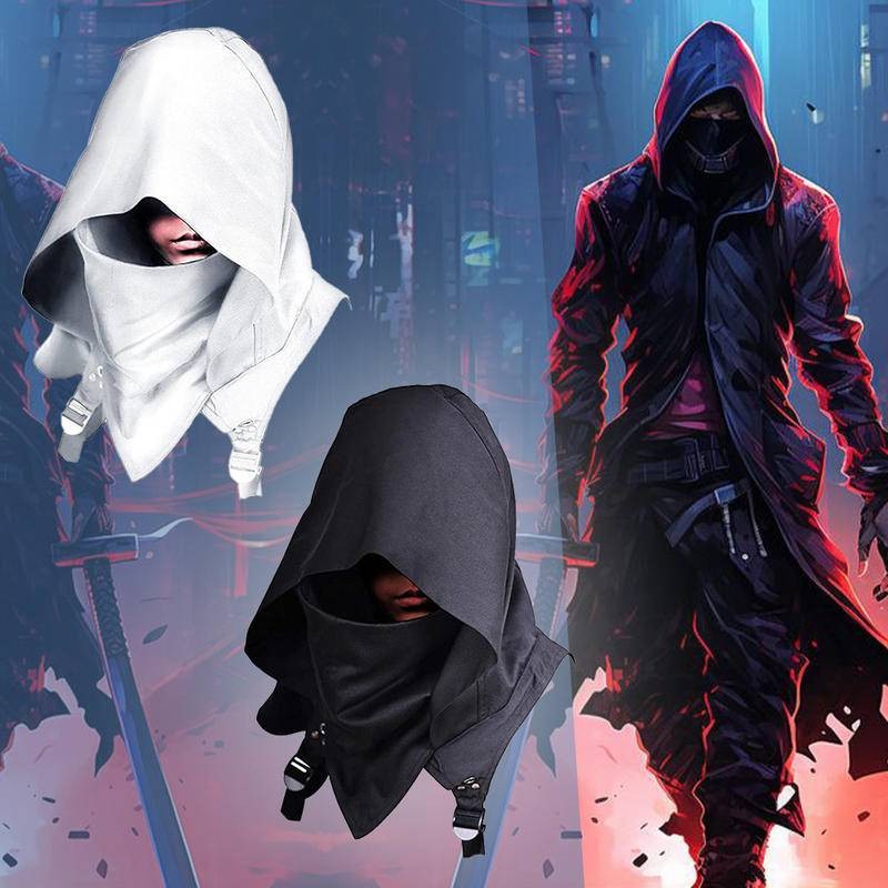 Halloween cos Cyberpunk Cloak Hat Medieval Corner Game Merchandise ...