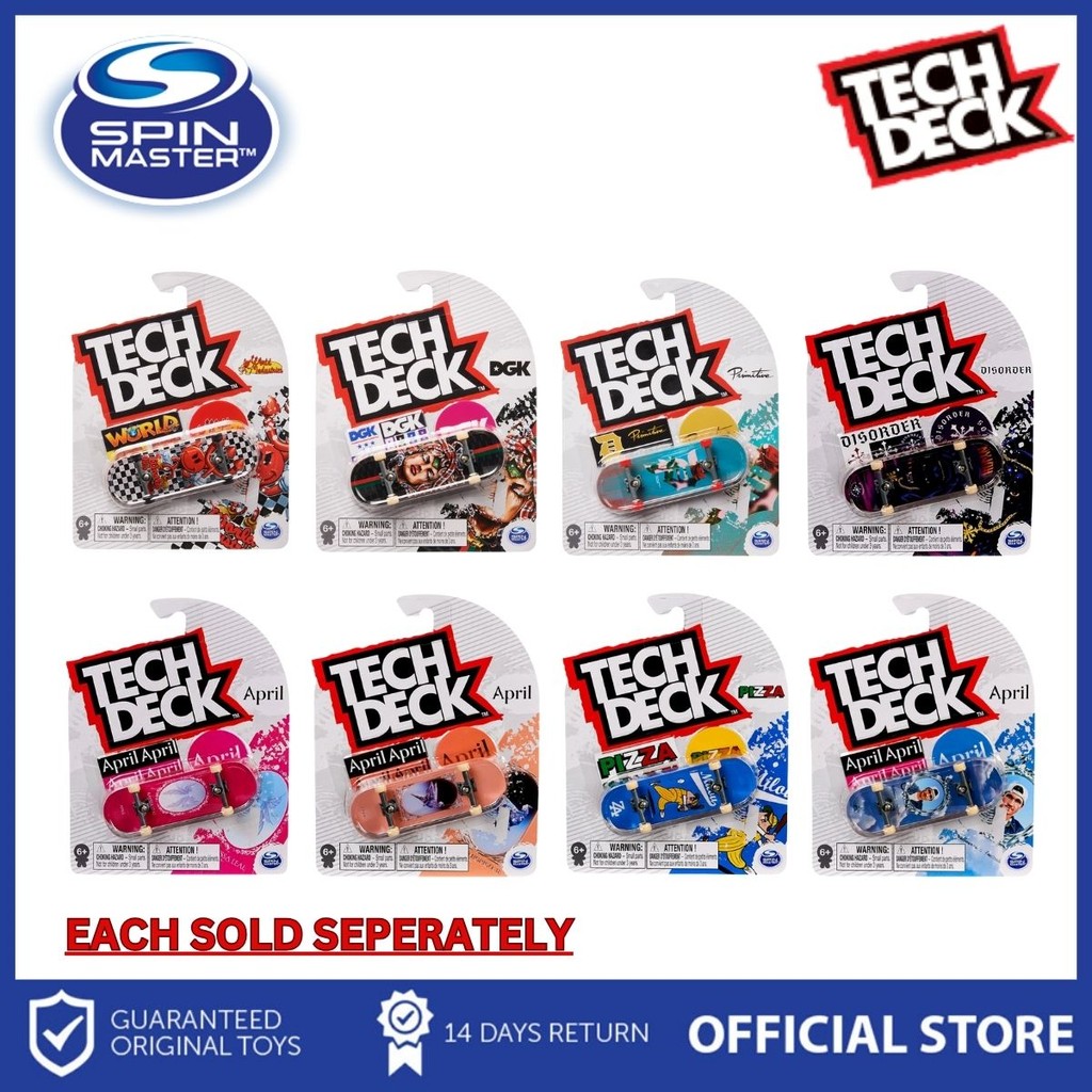 Tech Deck 96mm Basic Board Mini Fingerboard Skateboard Skater IN RANDOM ...