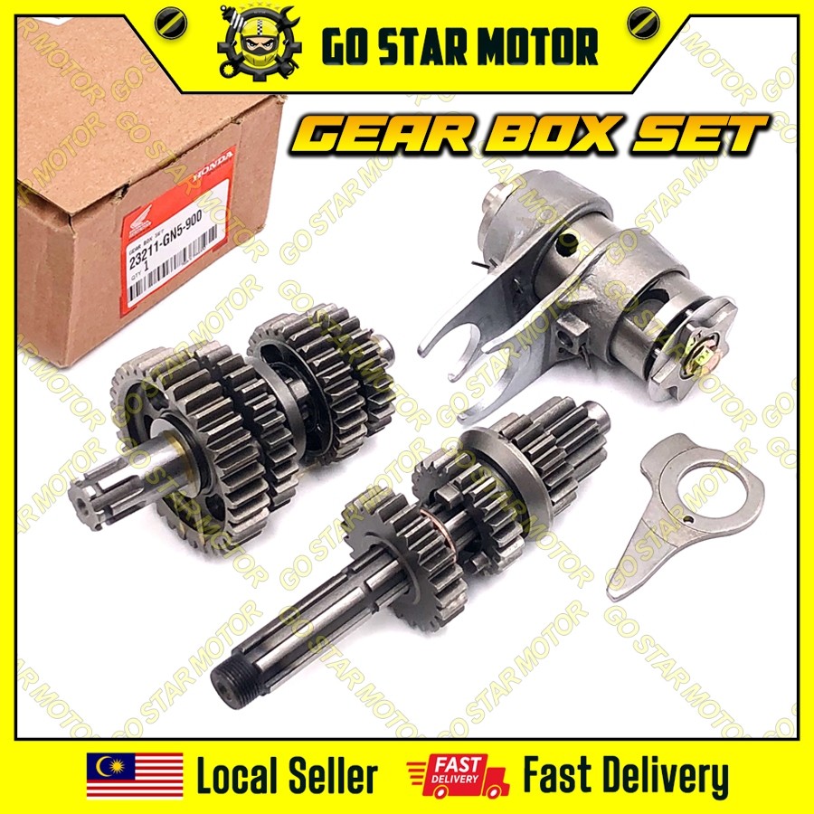 HONDA EX5 HIGH POWER Engine Gear Box Full Set With Gear Shift Shifter ...