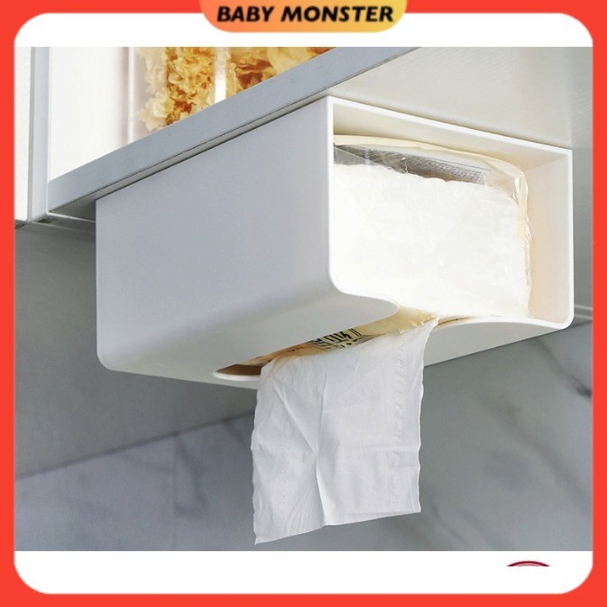 (SOLID PVC MATERIAL) Tissue Box Holder Tissue Case Napkin Paper Storage ...