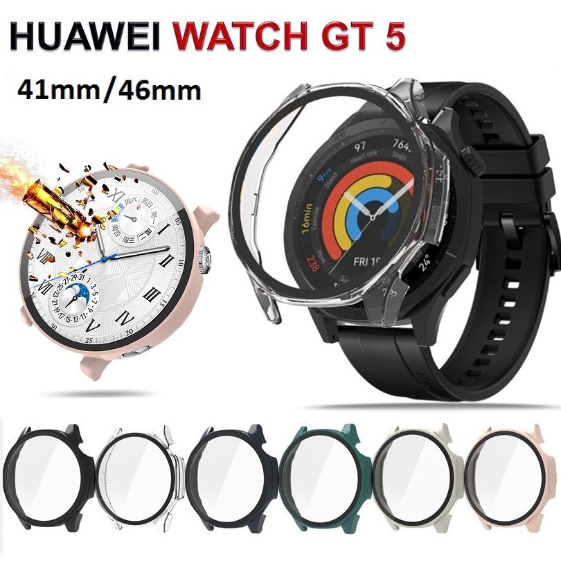 Tempered Glass Cover For Huawei watch GT 5 Case 41mm 46mm Huawei gt5 ...