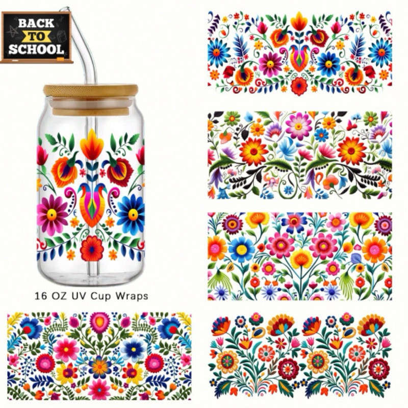 Customize DTF Sticker Glass Mug UV Film Stickers make own design ...