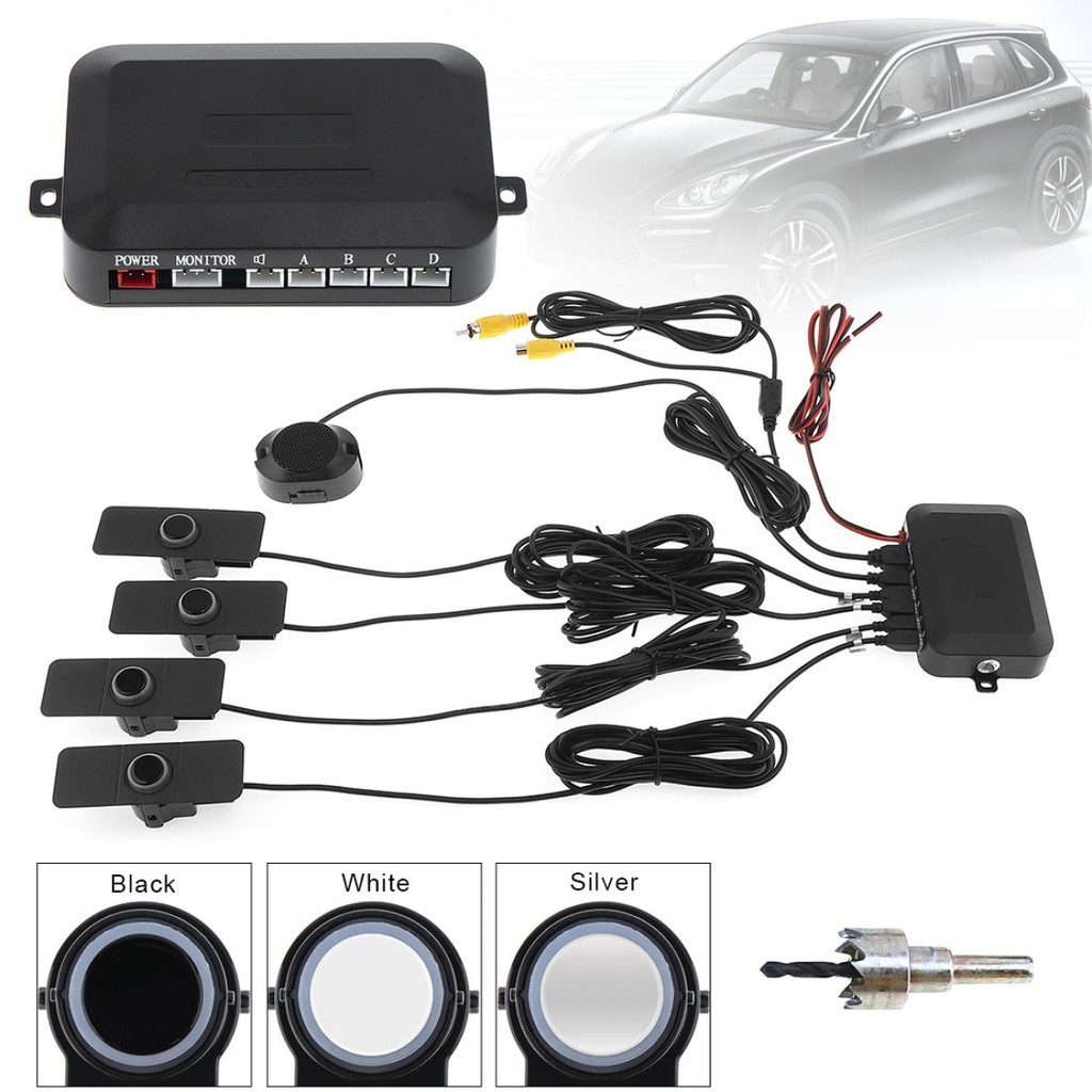Car Video Parking Sensor Reverse Backup Assistance Original 16.5mm Flat ...