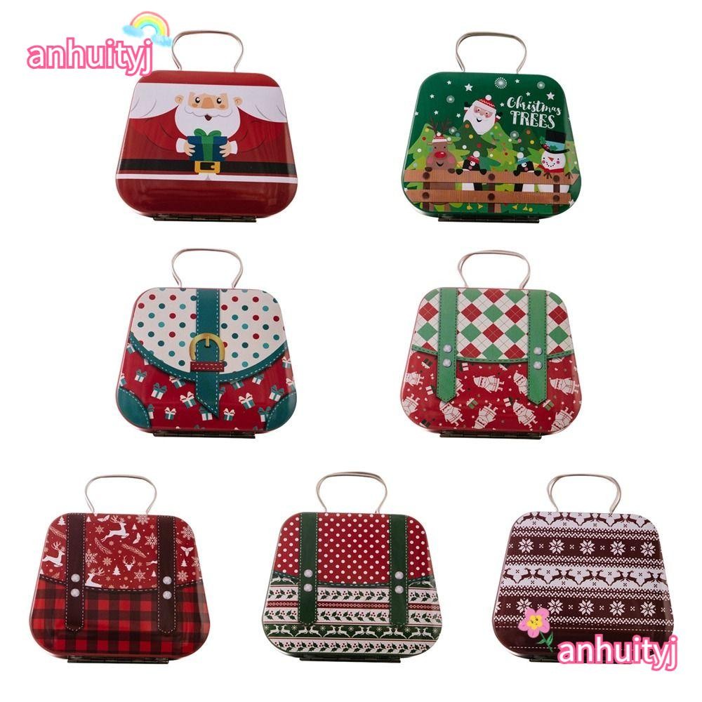 LANJ Candy Box, Kids Gift Tinplate Christmas Tin Box, DIY Mini Iron ...