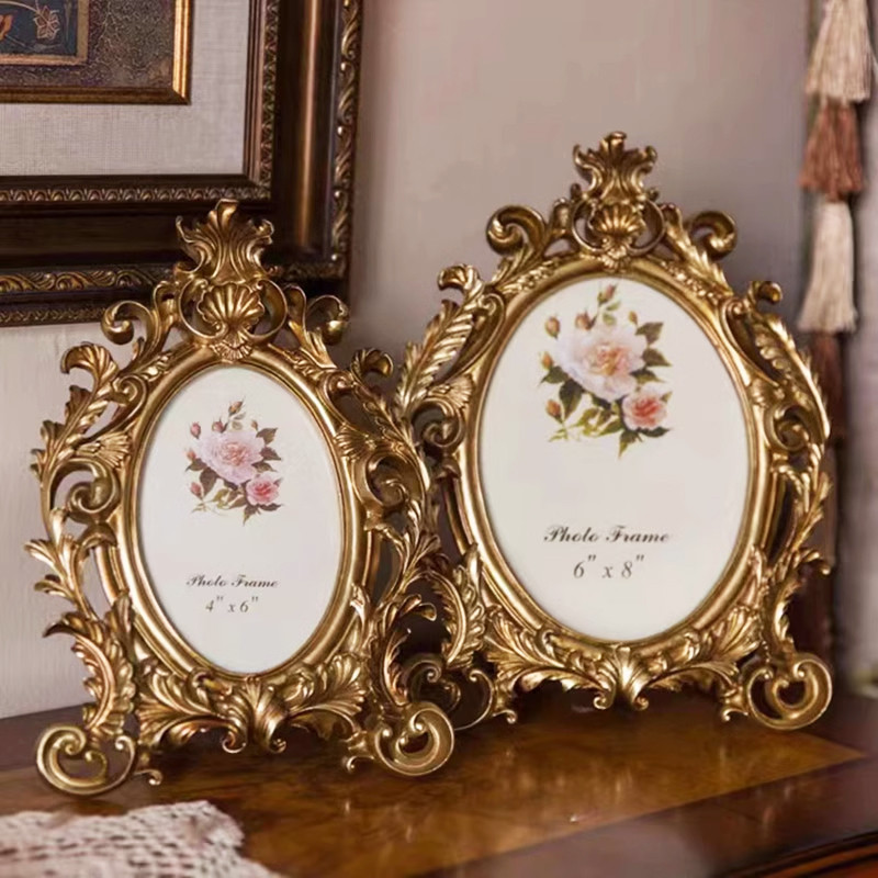 European Photo Frame Display Photo Frame Photo Frame Aesthetic Table ...