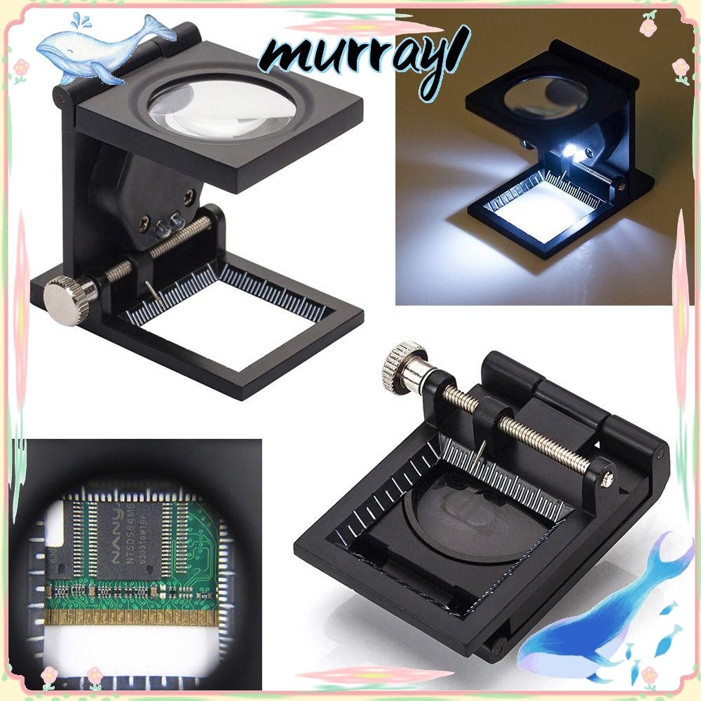 MURRAY1 Cloth Thread Counter Magnifier With LED light Folding Pocket ...