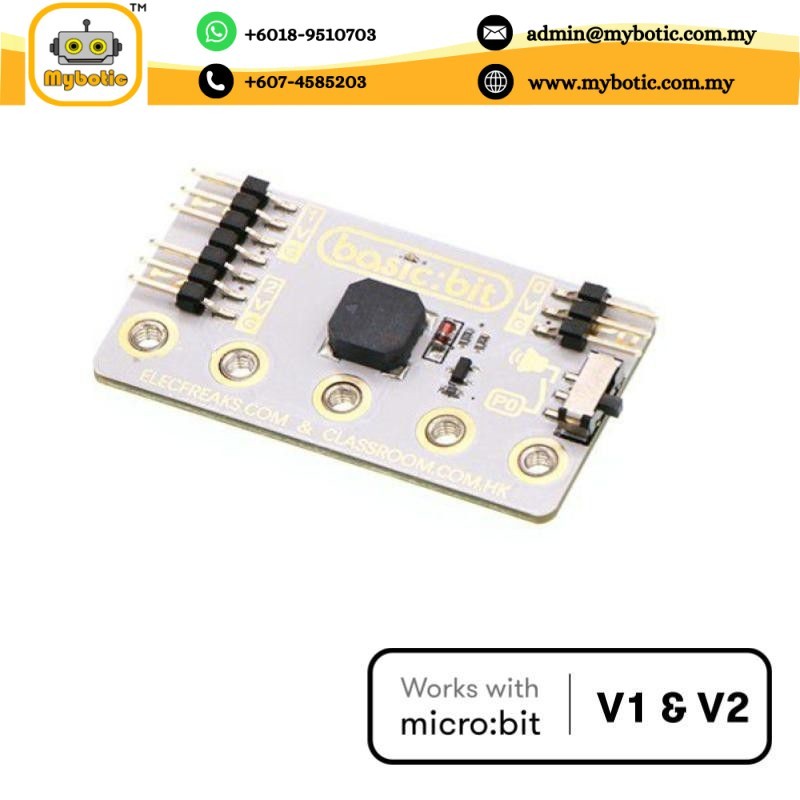 Basic:bit for micro:bit 3-way I/O expansion mini version | Shopee Malaysia