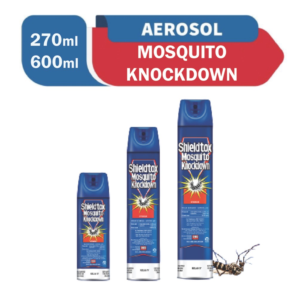 SHIELDTOX Mosquito Knockdown Spray - 270ML / 600ML | Shopee Malaysia