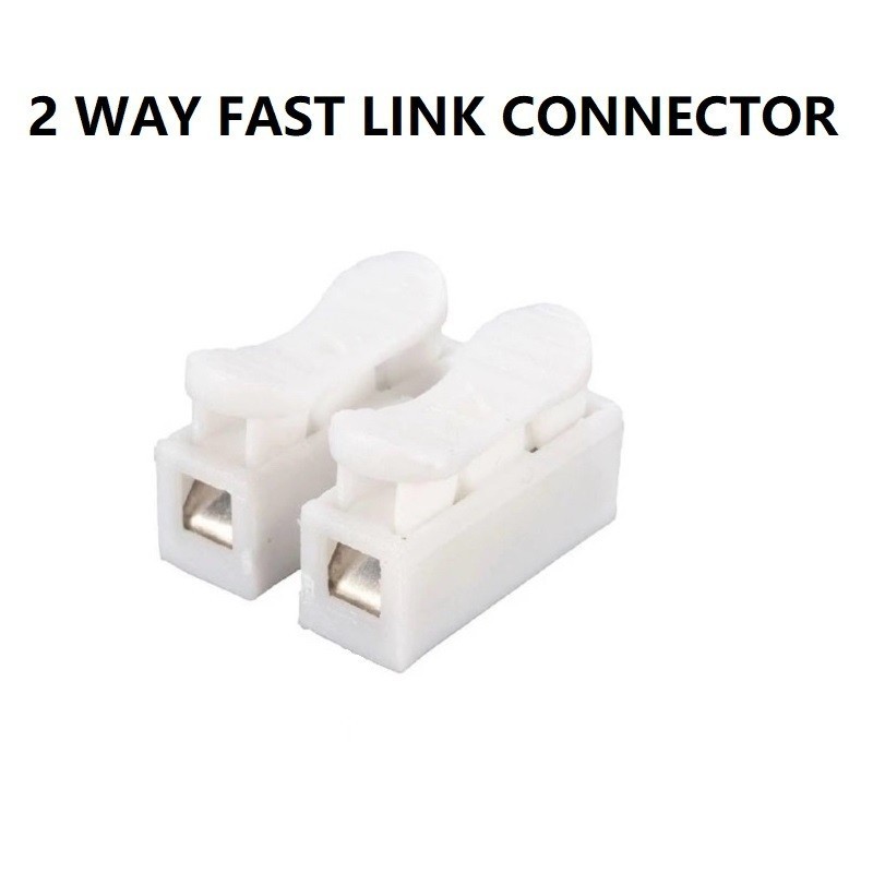 [5pcs] 2 Way / 3 Way Fast Link Connector (Clip Type) | Shopee Malaysia