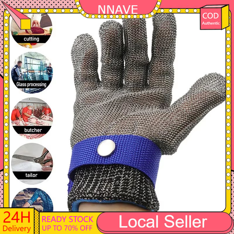 Stainless Steel Gloves Anti-cut Safety glove Cut Resistant Hand ...