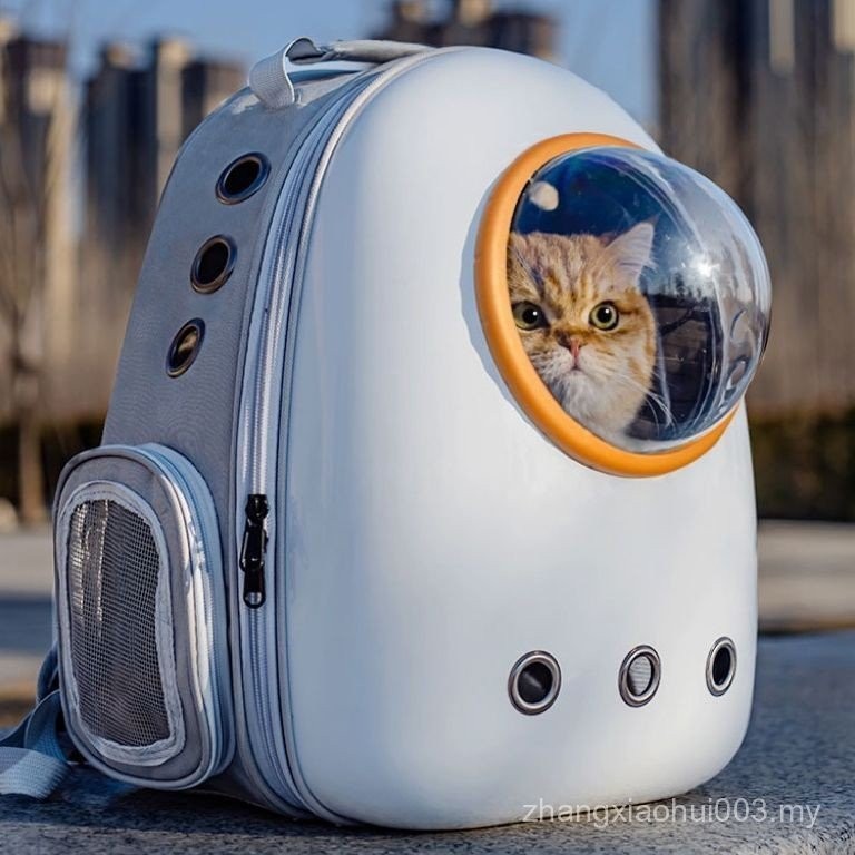Cat Bag Outing Portable Cat Backpack Pet Space Capsule Bag Dog Backpack ...