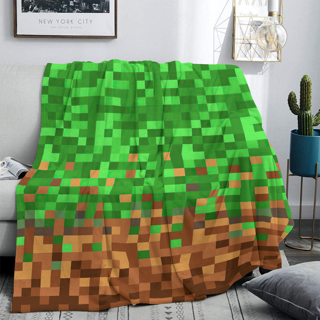 Minecraft Confused Lawn Pattern Blanket Minecraft Confused Map Nap ...