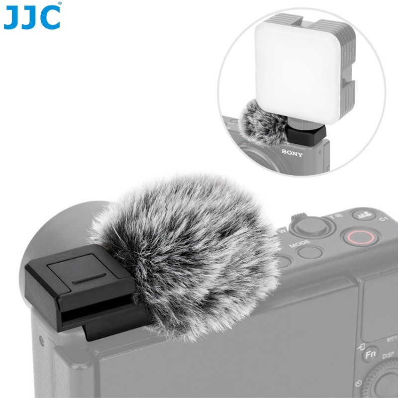 JJC Mic Wind Muff Windscreen for Sony ZVE10II ZVE10 ZV1II ZV1 ZV1F ZVE1 ...