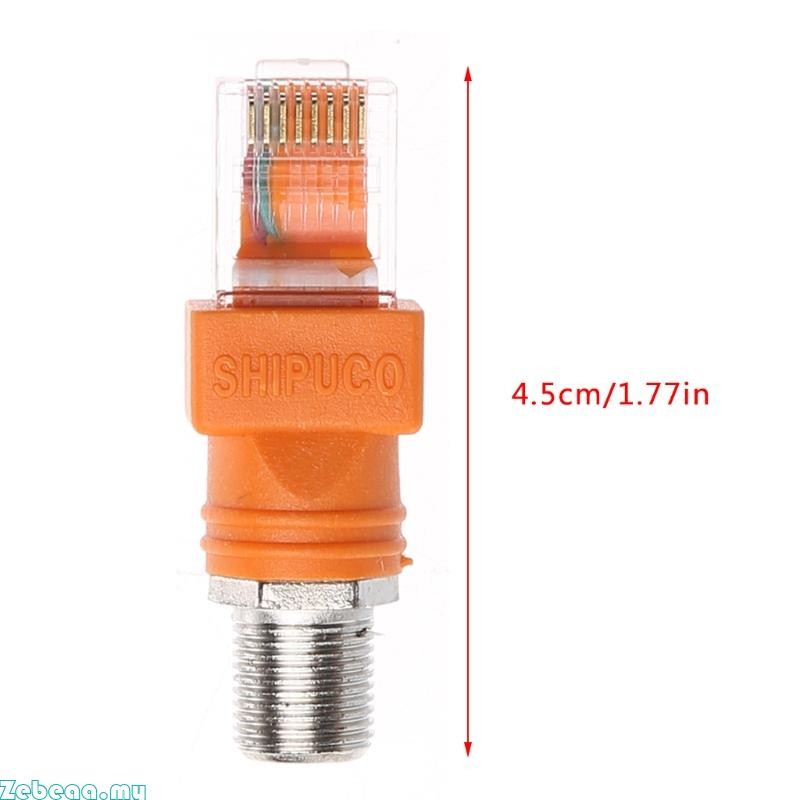 Zebeaa 1PC RF to RJ45 Converter Adapter F-Type Connector RF Female to ...