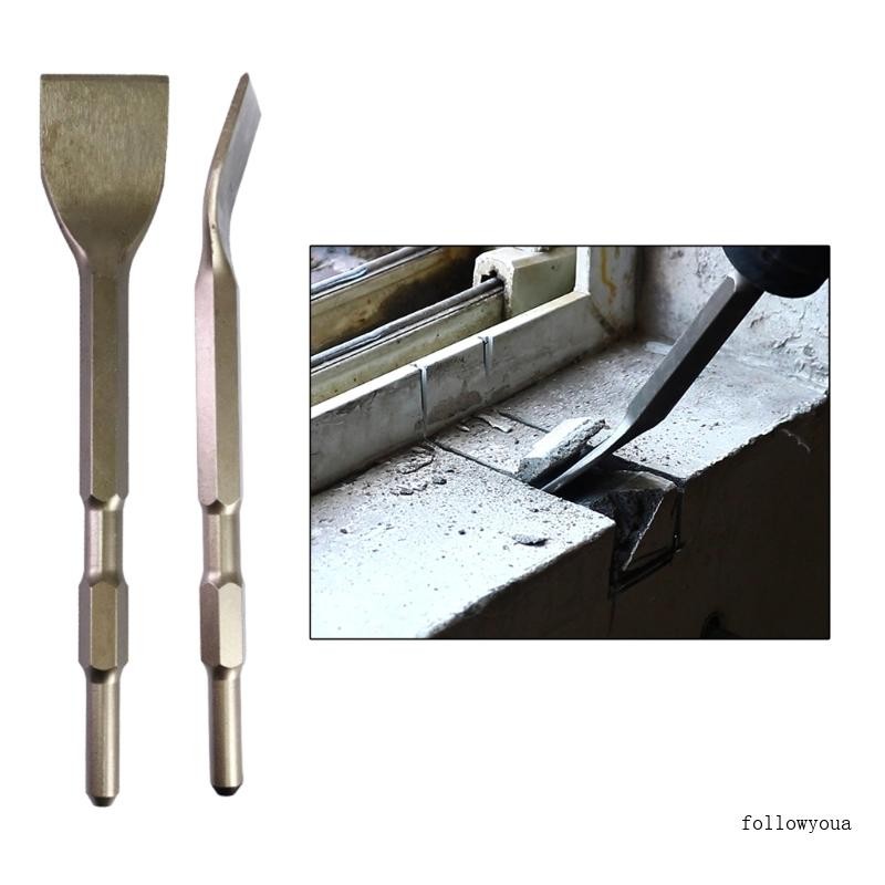 fol Hexagon Handle Flat Chisel Drill Bit for Electric Hammer Chisel ...