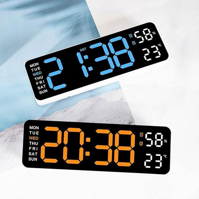 Digital Wall Clock, Large Display Digital Clock with LED Technology ...