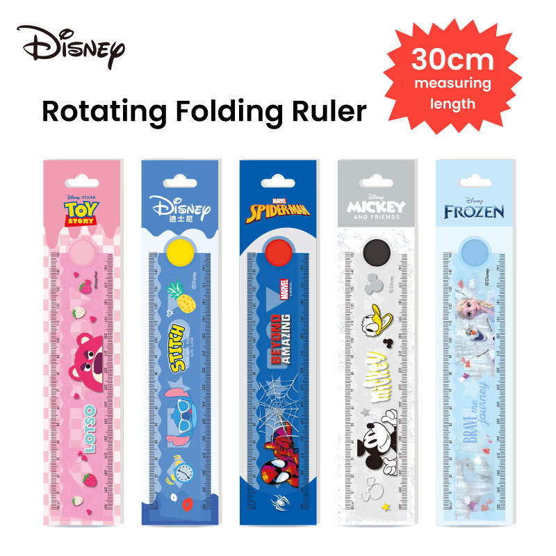 Disney Rotating Folding Ruler 30CM for Disney Authentic Patterns for ...
