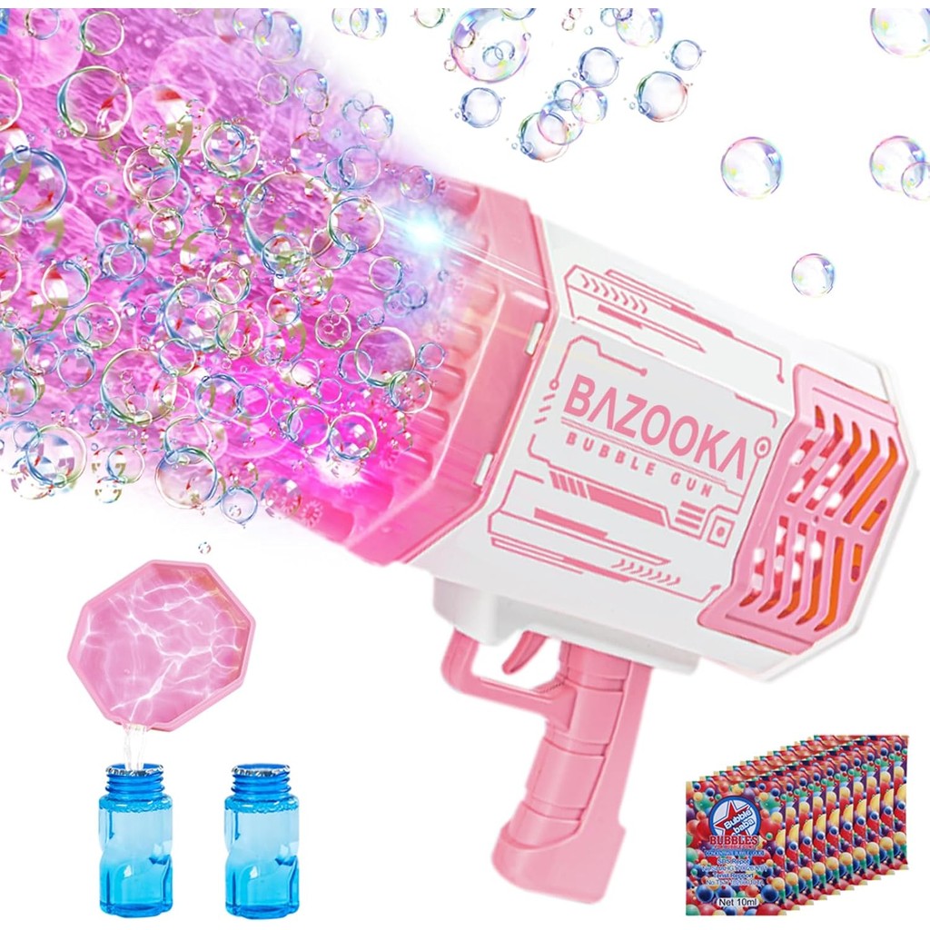 Bubble Gun, Bazooka Bubble Machine Gun, Bubble Blaster Gun with Bubble ...
