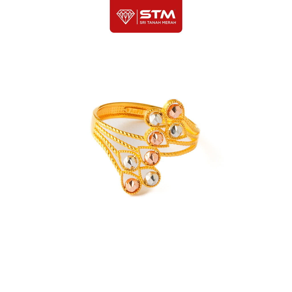 STM Cincin Bola 3 Color | Emas 916/22K | Shopee Malaysia
