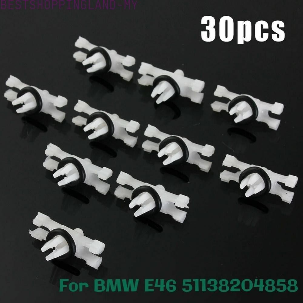 Clips Clip FCP-0195 30 Pcs Accessories For BMW E46 51138204858 Moulding ...
