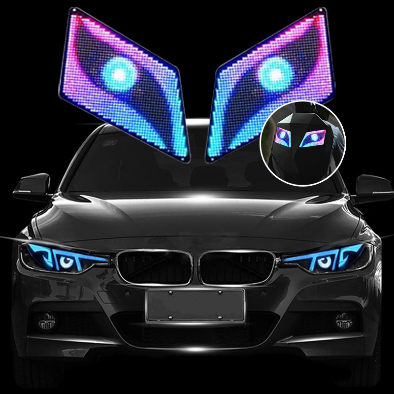 USB 5V Smart APP Programmable LED Eye Display Screen Panel RGB Color ...