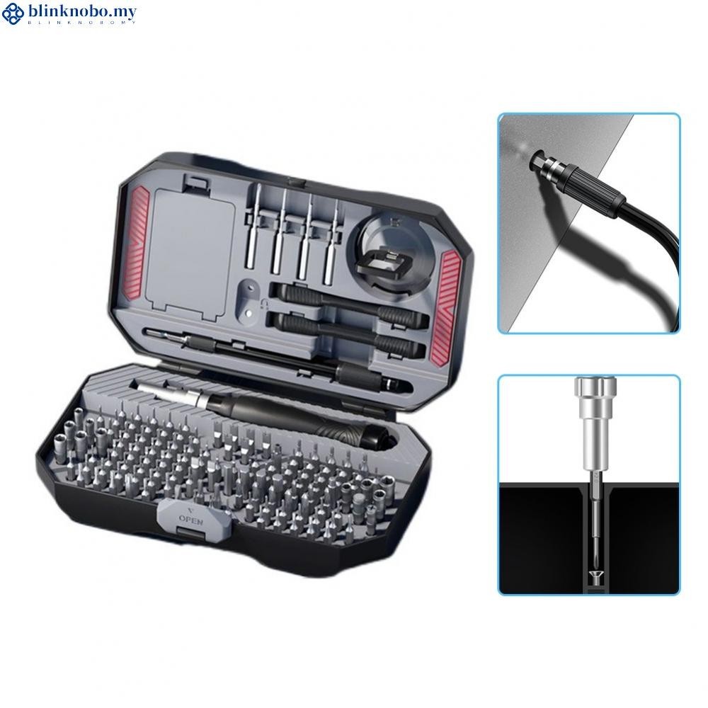 Portable Ratcheting Screwdriver Kit with ABS Case for Electronics and ...
