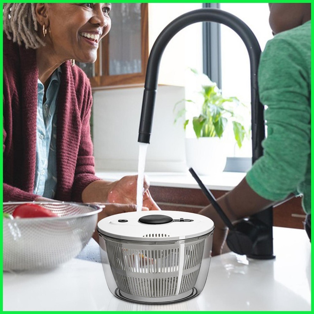 Vegetable Spinner Salad Spinner Vegetable Washing Machine 3L/5L Manual ...