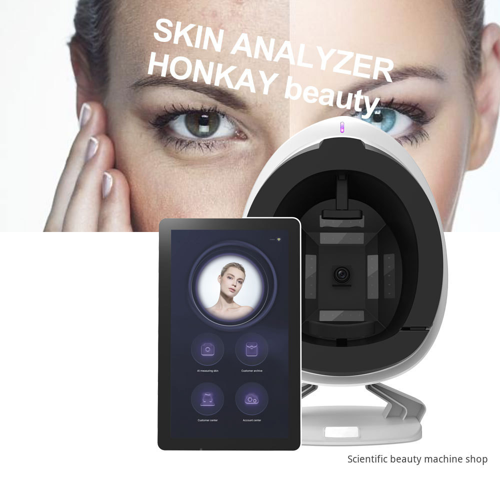 big date management skin Analyzer Machine facial Skin Analysis Machine ...