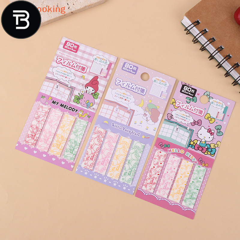 TB Kawaii Index Sticker Anime Rectangular Sticky Note Sticker Tag ...