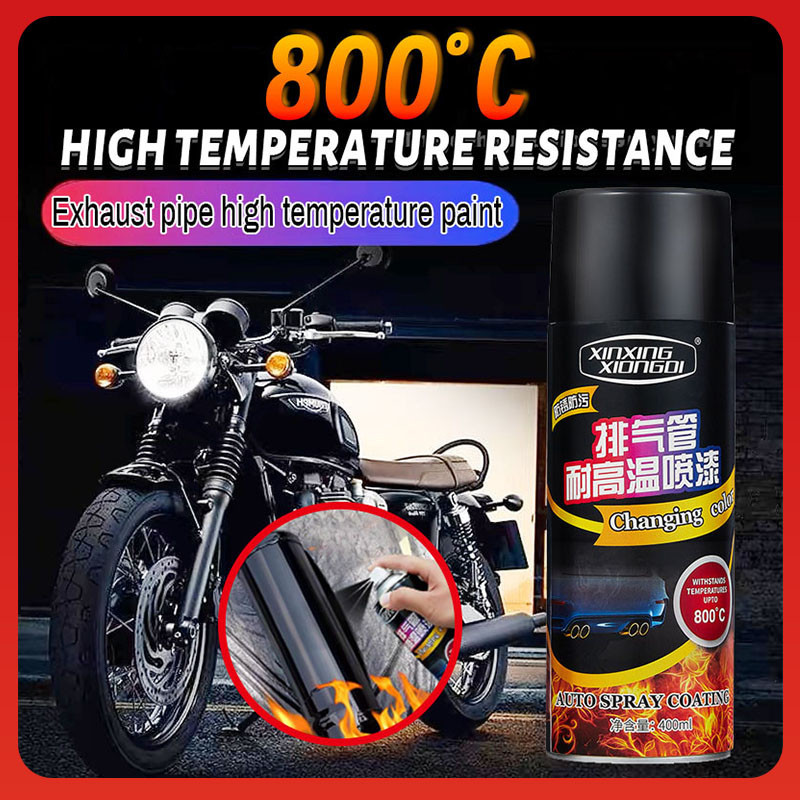 【Ready】Motorcycle High Temperature Spray Paint Car exhaust pipe Heat ...