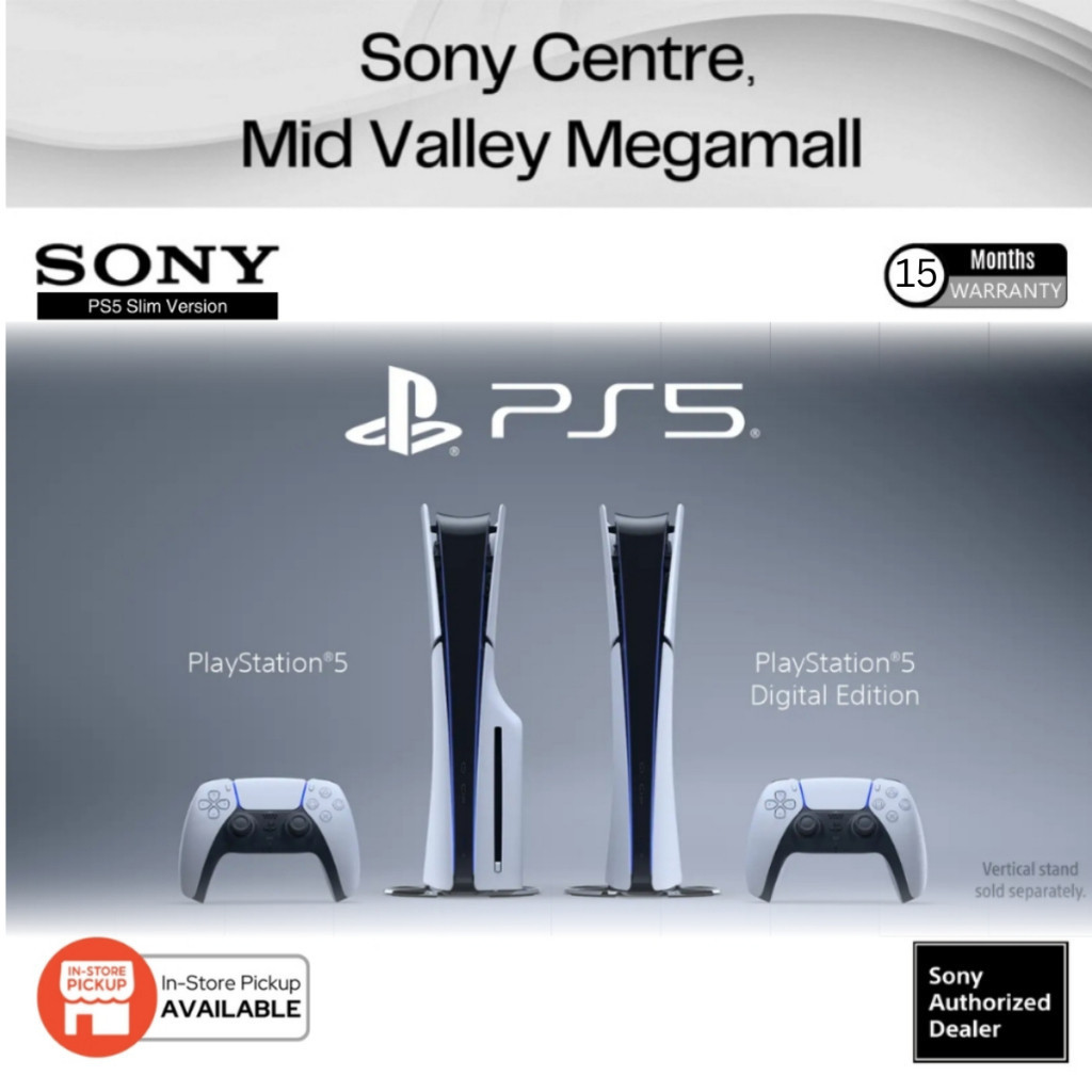 Sony PS5 Slim / PlayStation 5 Slim Console (Disc or Digital Version ...