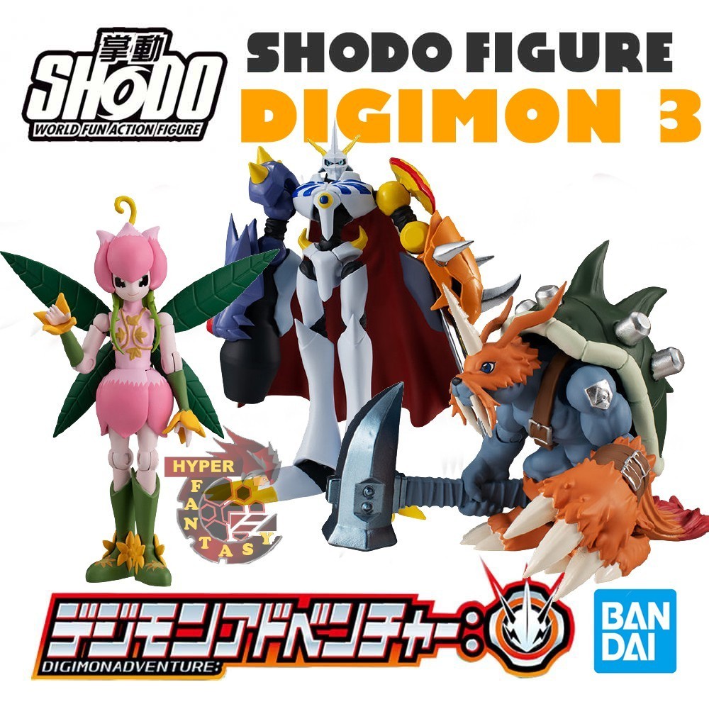 BANDAI Product SHODO Digimon 3 (3Box Set) Complete Action Figure ...