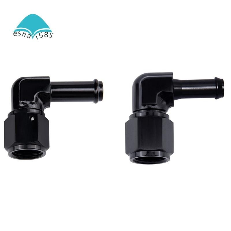 6AN Female toBarb 90 Degree Elbow Swivel Fittings Aluminum Hose Barb ...
