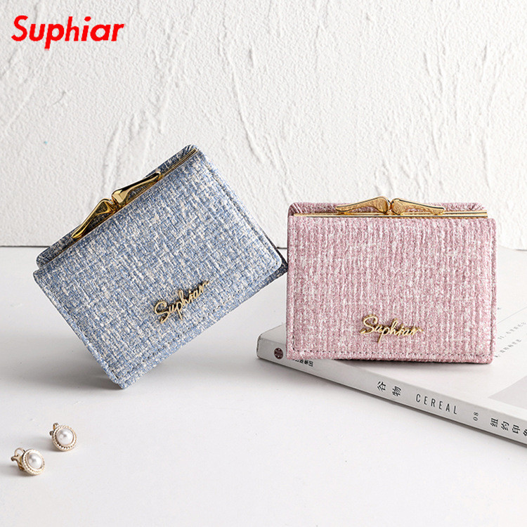 Dompet 7.21 Sederhana "Little Fragrant New jenis pendek" Dompet Koin ...