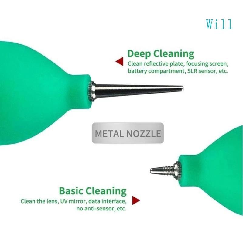 Will Soft Silicone Air Blower Blaster Pump Dust Cleaner for Camera ...