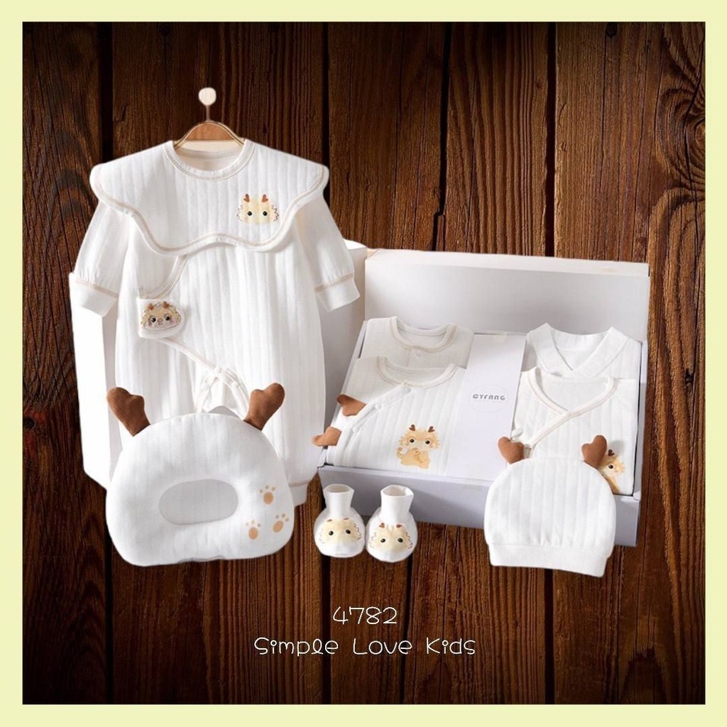 [Simple Love Kids] New Born Unisex Cartoon Gift Set ~ 4782 | Shopee ...