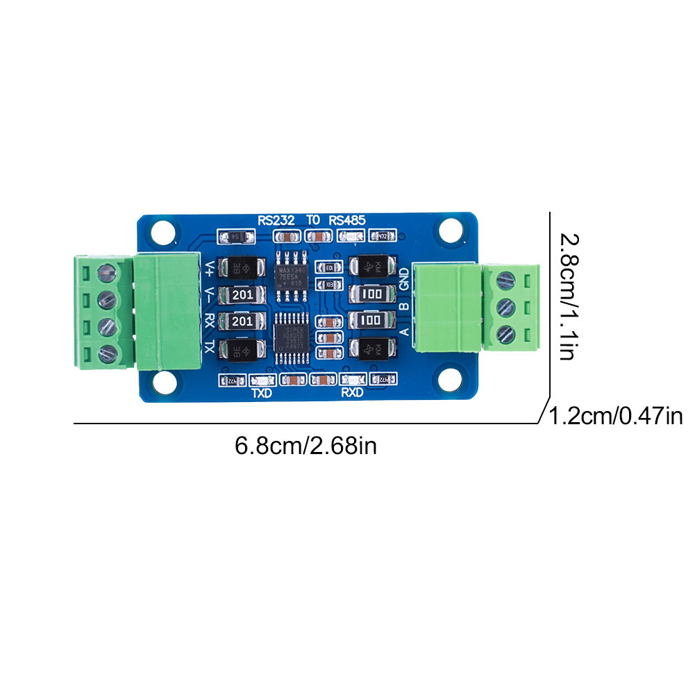 - Serial Port Conversion Module 3.3V/5V Power Supply RS232 To RS485 ...