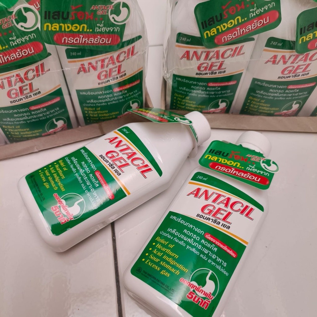 240ml Thai Antacil Gel Siam Antacil Gel Thailand Antacil Gel | Shopee Malaysia