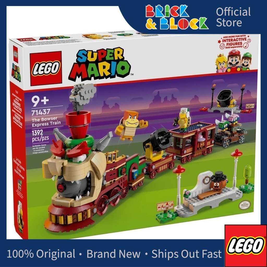 LEGO 71437 The Bowser Express Train | LEGO Super Mario | Shopee Malaysia