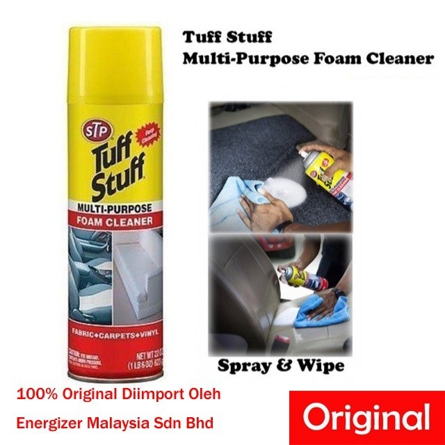 Official 600ML STP Tuff Stuff Multi-Purpose Foam Cleaner Spray - 100% Original Diimport Oleh ...
