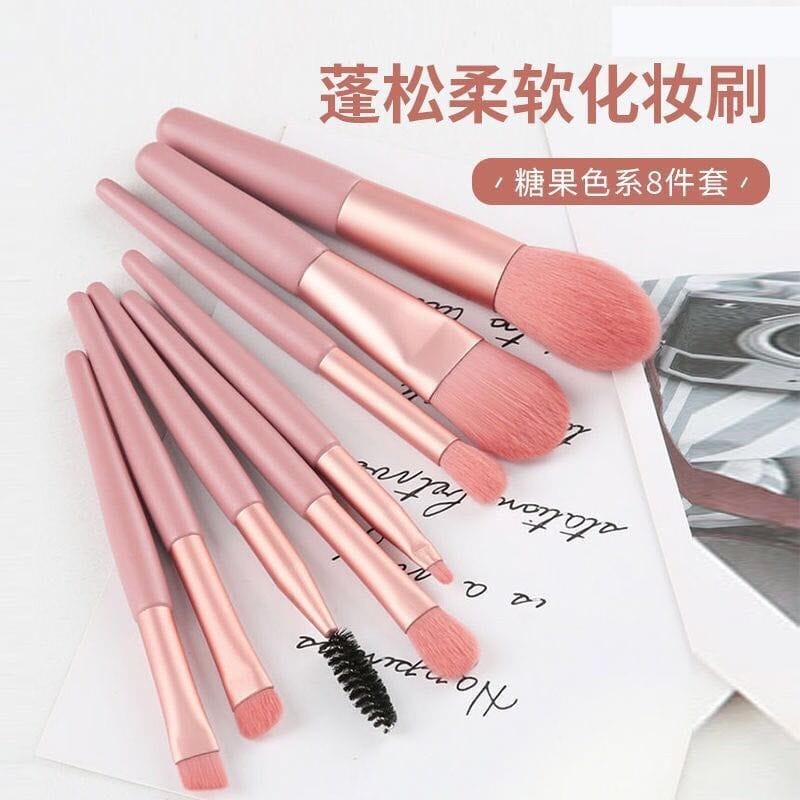 💥8 Pcs Makeup Cosmetic Brush 💥Set Makeup Travel Set HALAL / Set Berus ...