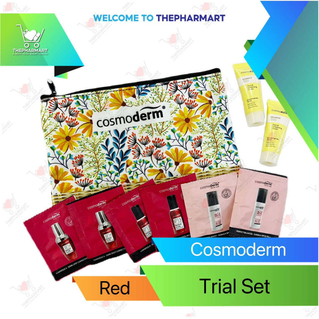 Cosmoderm Travel Set Glow C Cosmoderm Trial Test Kit | Shopee Malaysia