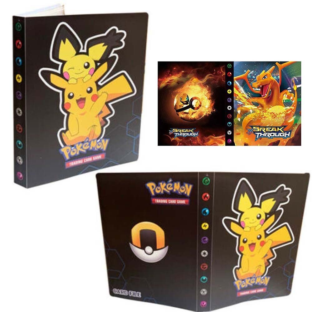 Pokemon Cards Album Book List Collectors Folder Pocket Capacity Holder ...