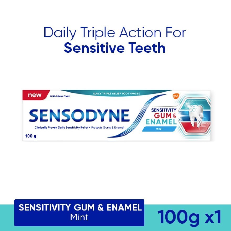 SENSODYNE Sensitivity & Gum Enamel Toothpaste 100g | Shopee Malaysia