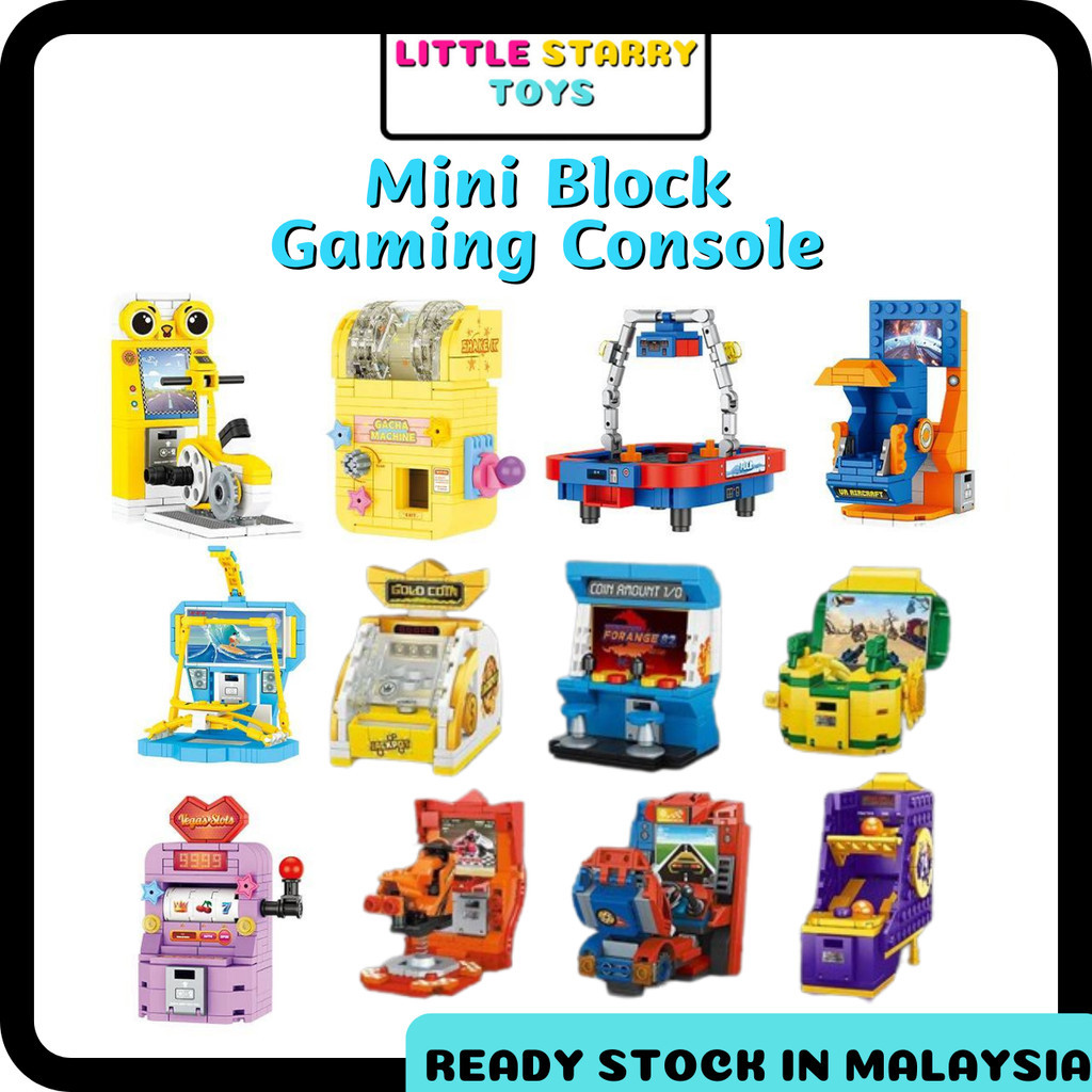 Ready Stock !!! Mini Blocks Game Console Motorcycle Vehicle Cute ...