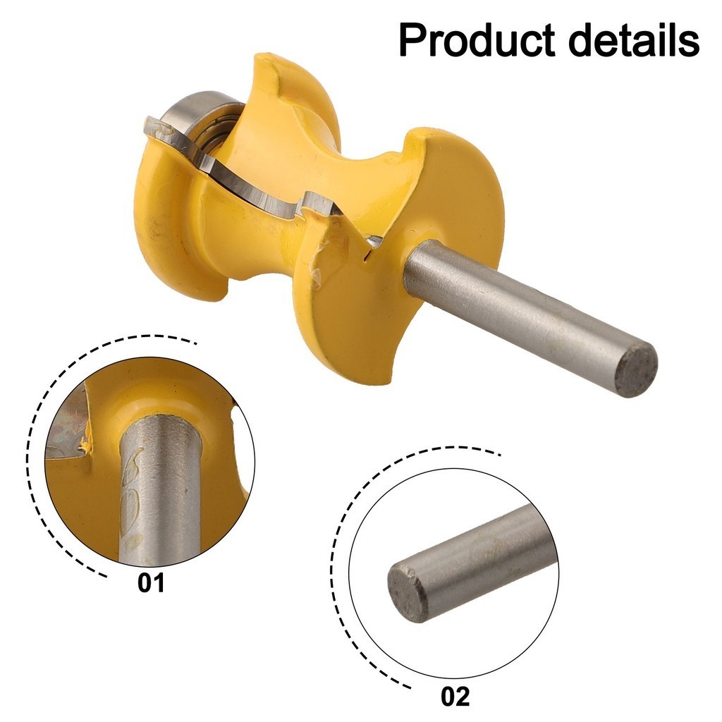 Bull Nose Molding Router Bit Anti Kickback Design Heat Resistant ...